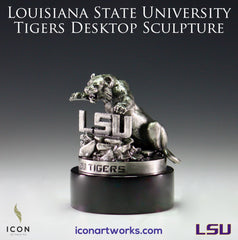 LSU Tigers Desktop Sculpture – Icon Artworks