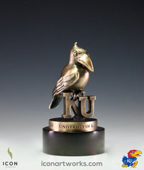 1920 Kansas Jayhawk Desktop Sculpture – Icon Artworks
