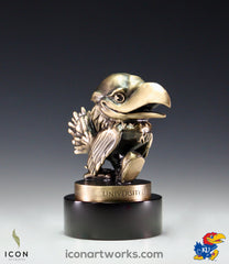 1946 (Current) Kansas Jayhawk Desktop Sculpture – Icon Artworks